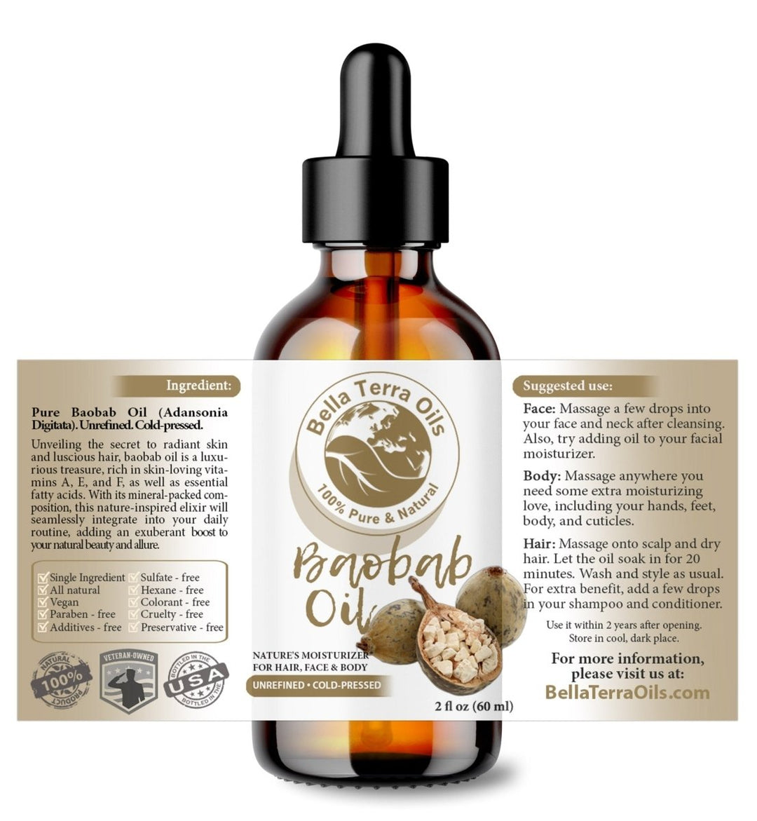 Baobab Oil - Rich Hydrating Natural Oils for Skincare