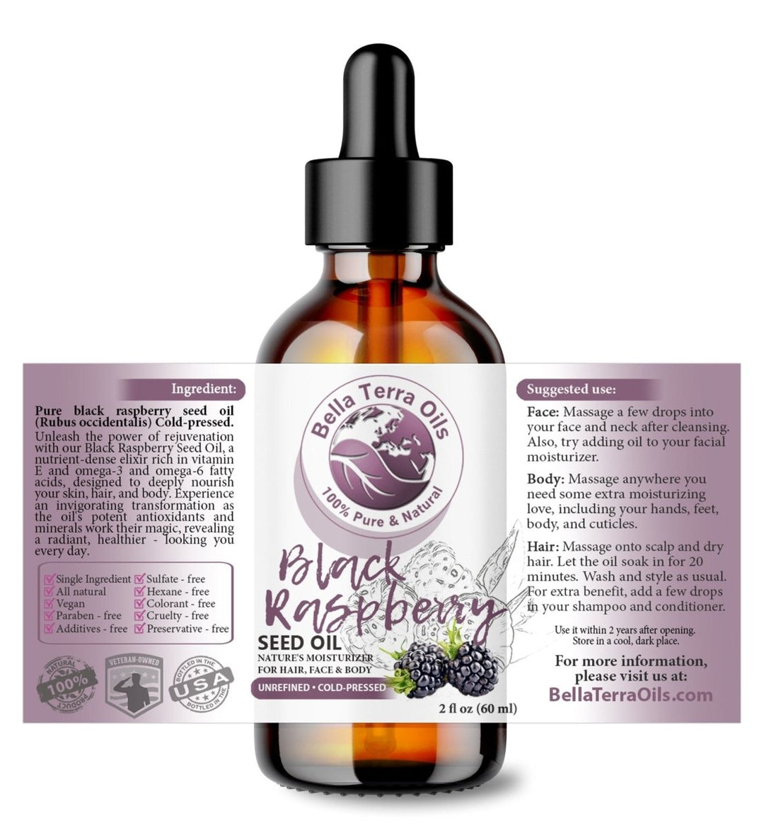 Enhanced Black Raspberry Seed Oil - Multi-Size Skin Elixir