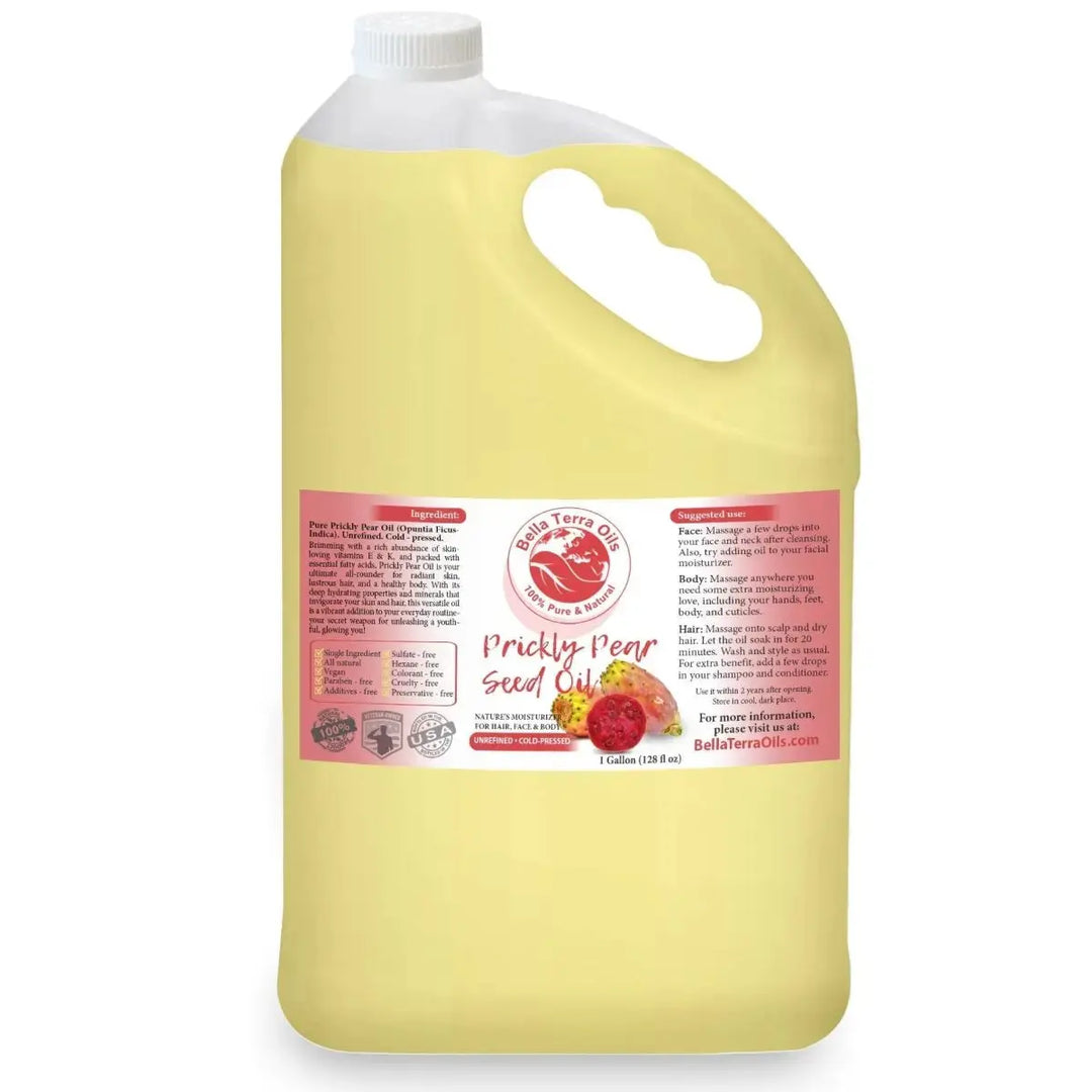 Bulk Prickly Pear Oil - 128oz for Complete Skin Hydration