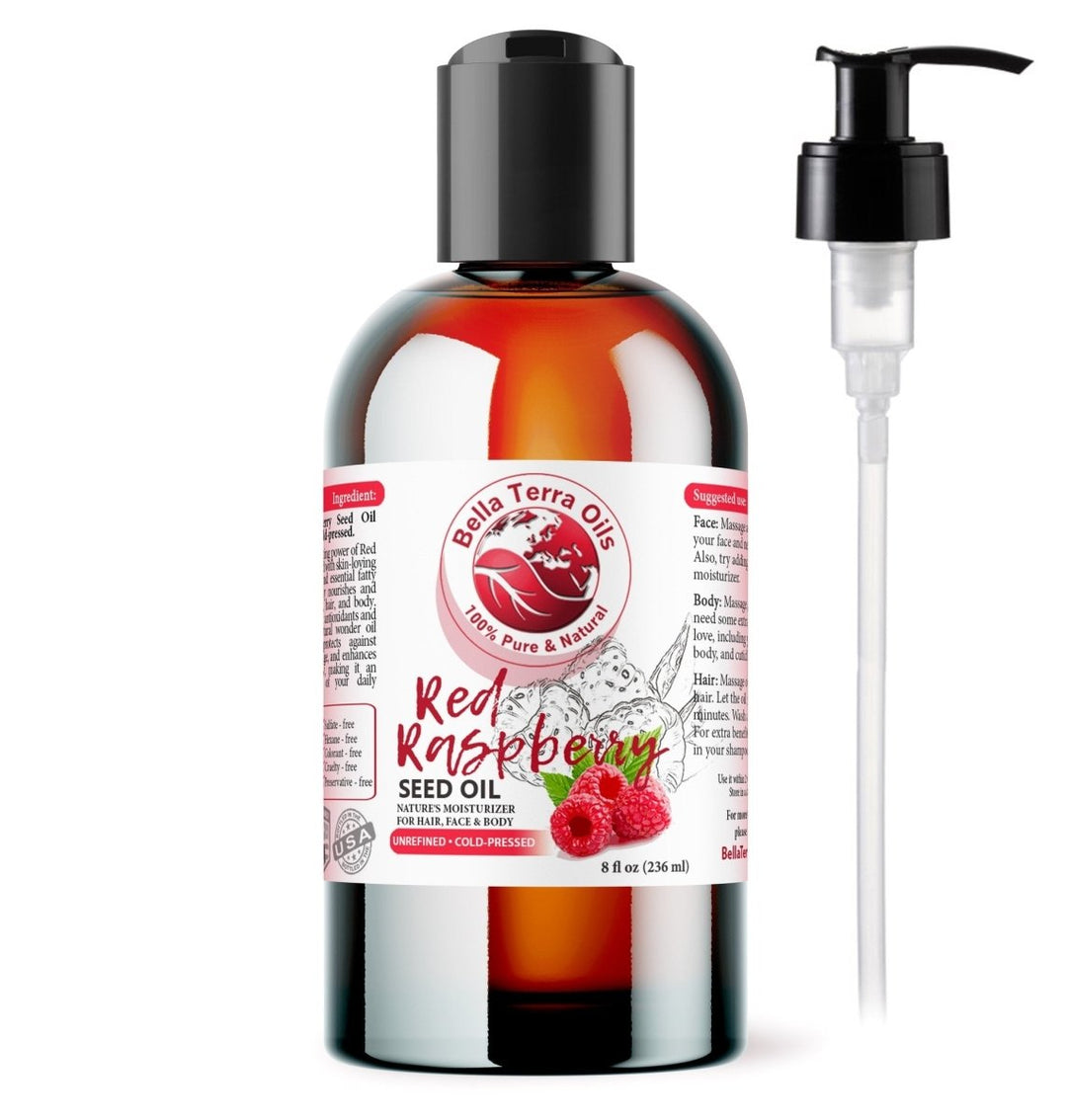 Red Raspberry Seed Oil - Natural Oils for Daily Skincare