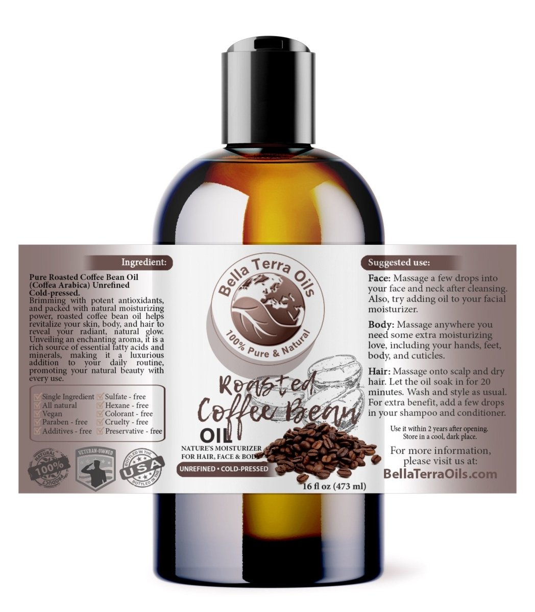 Roasted Coffee Bean Oil - For Skin Care & Aromatherapy